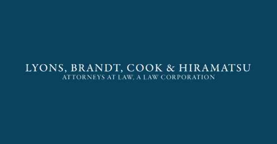 LYONS, BRANDT, COOK & HIRAMATSU